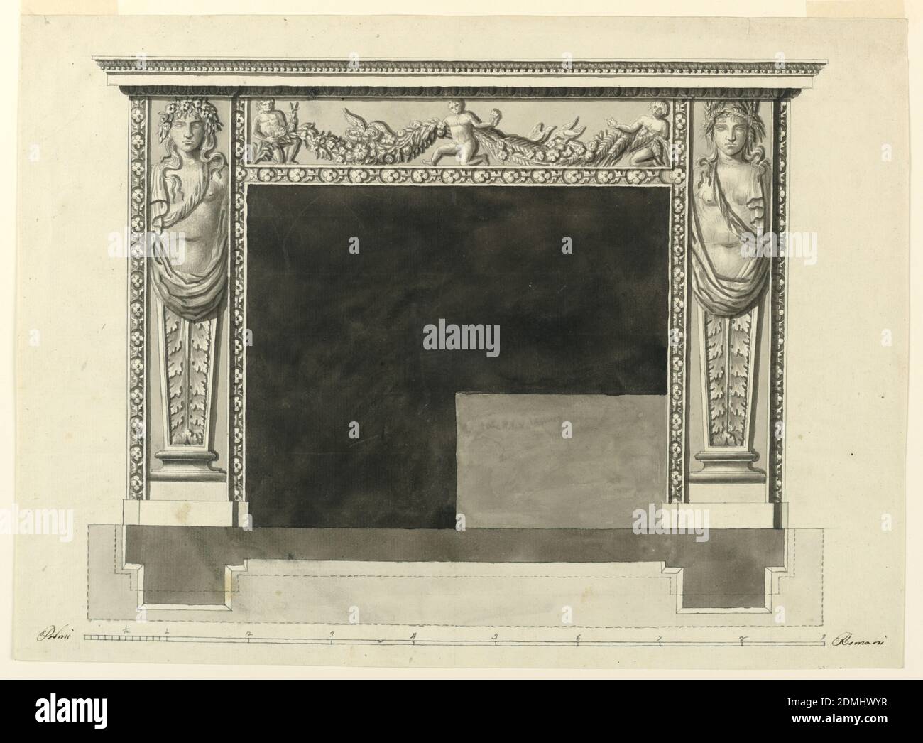 Sides two female hermae hi-res stock photography and images - Alamy