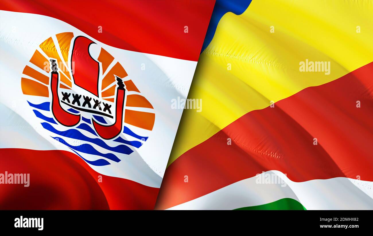 French polynesia seychelles flag hi-res stock photography and images ...