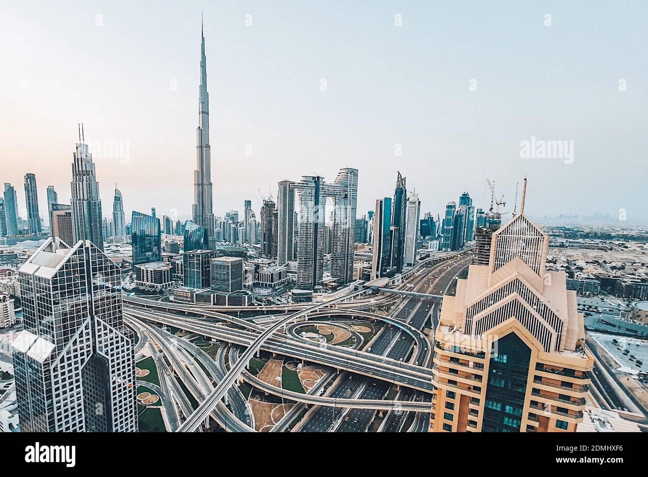 Modern road intersection in dubai hi-res stock photography and images ...