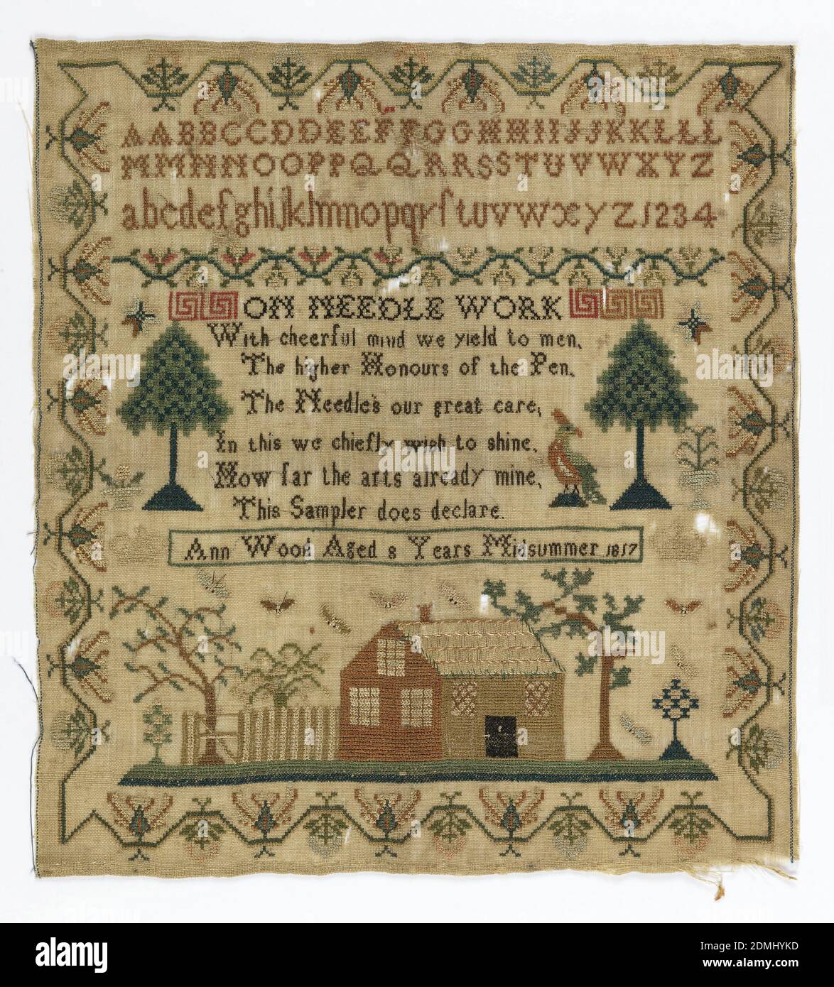 Embroidery sampler hi-res stock photography and images - Alamy