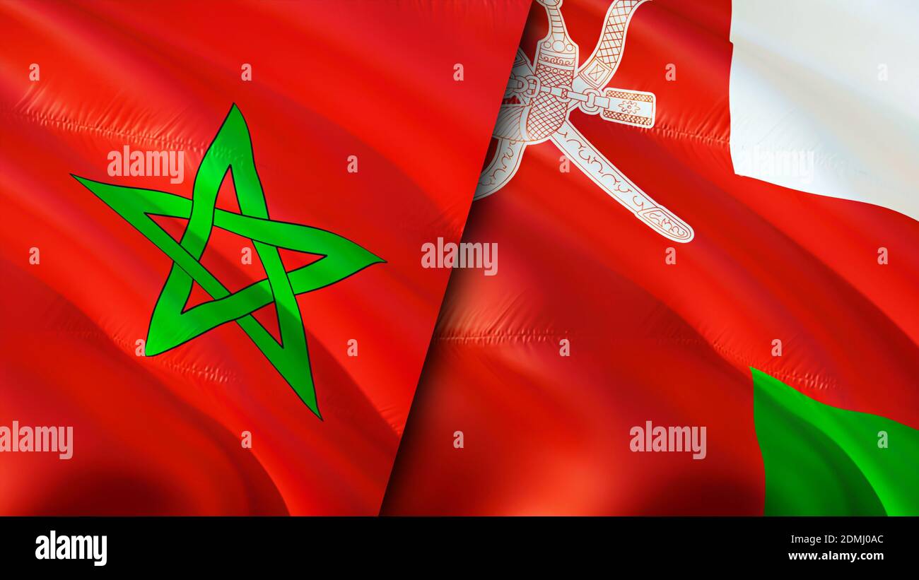 Oman morocco flag hi-res stock photography and images - Alamy