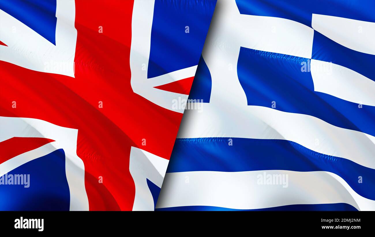 United kingdom greece flag hi-res stock photography and images - Alamy
