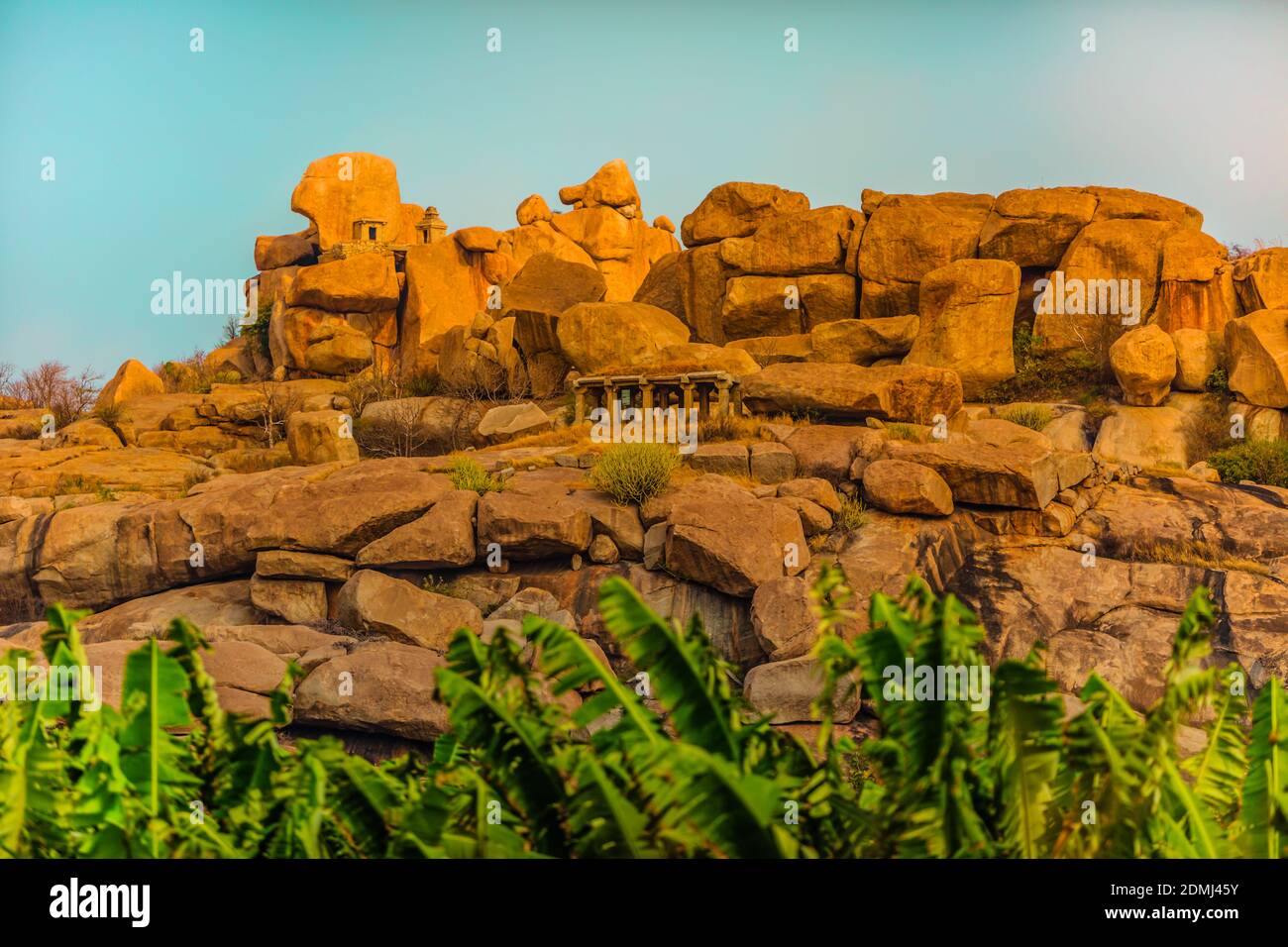 HAMP, INDIA - Nov 11, 2014: The vibrant streets and ancient temples of ...