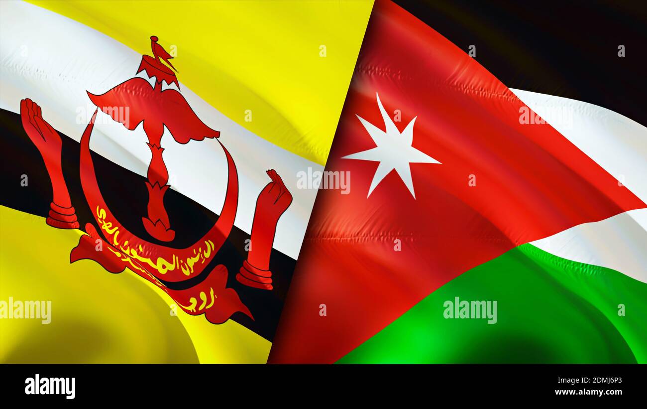 Brunei jordan flag hi-res stock photography and images - Alamy