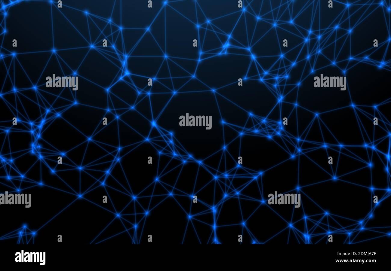 Abstract digital technology network background Stock Photo - Alamy