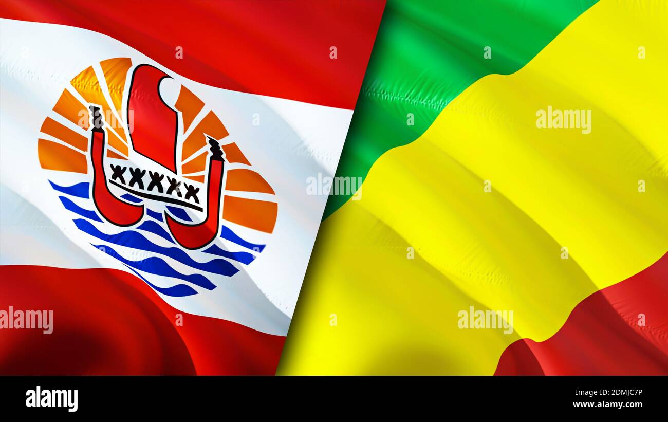Congo french polynesia flag hi-res stock photography and images - Alamy