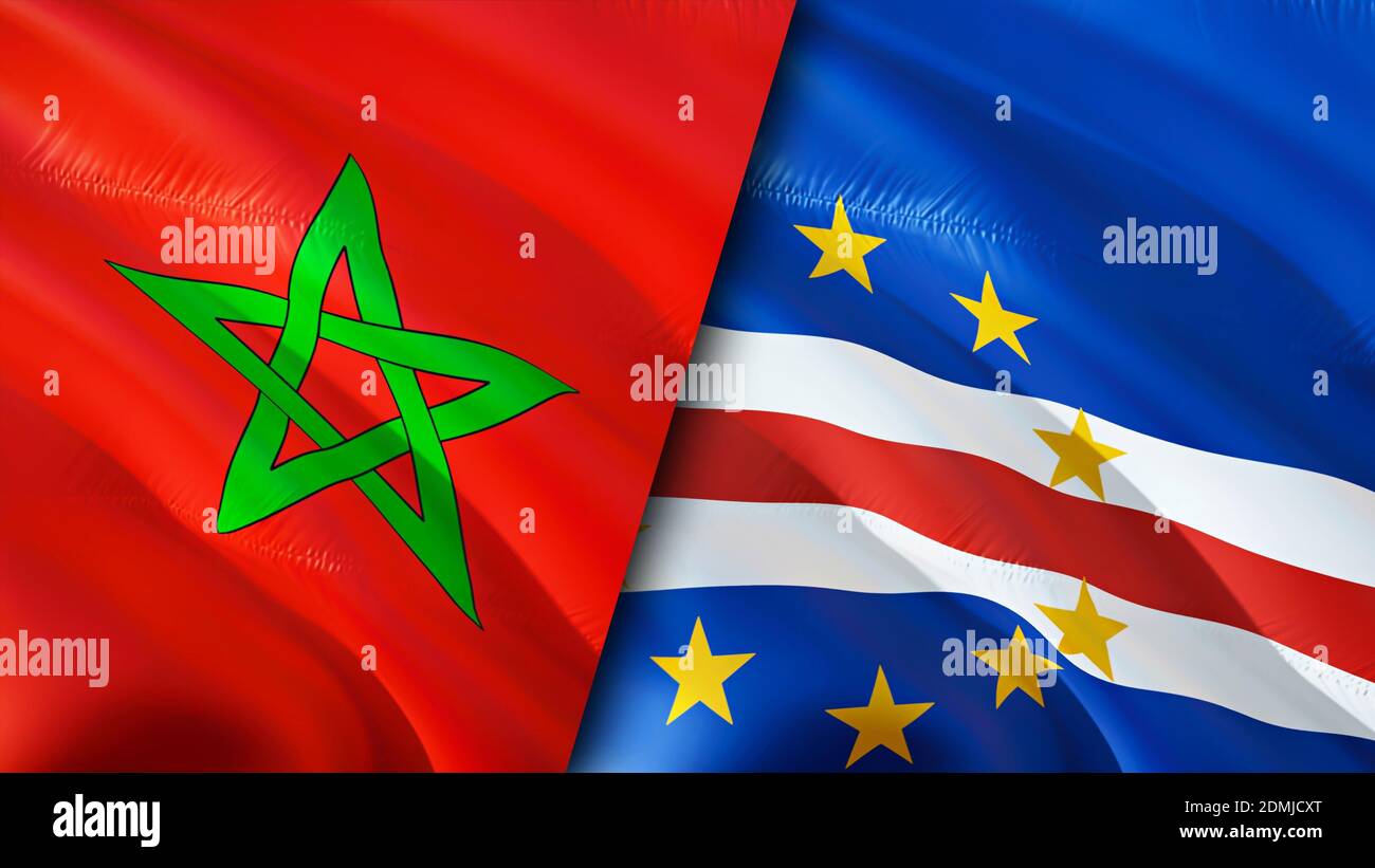 Morocco cape verde flag hi-res stock photography and images - Alamy