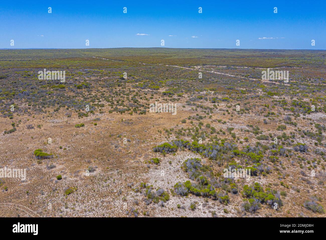 Aerial view of bush in Western australia Stock Photo - Alamy