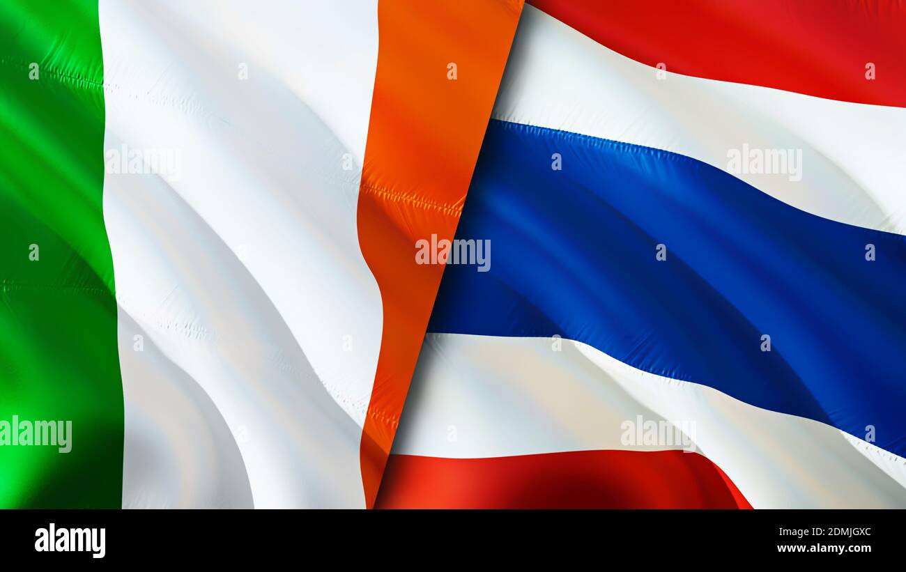 Ireland thailand flag hi-res stock photography and images - Alamy