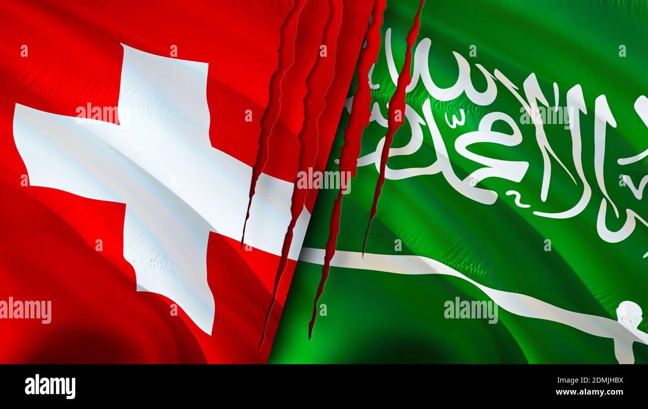 Saudi arabia switzerland flag hi-res stock photography and images - Alamy