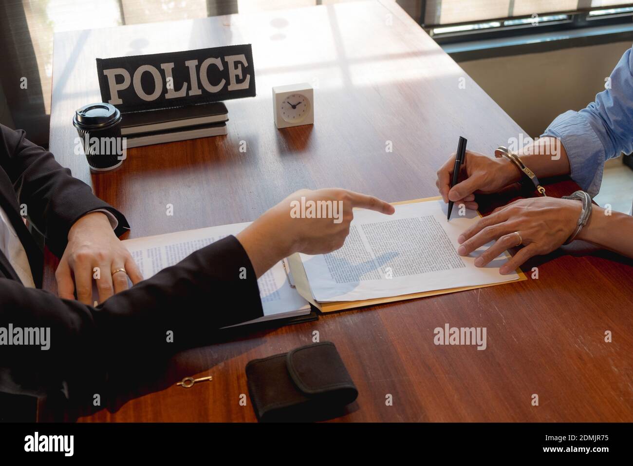 Criminal interrogation hi-res stock photography and images - Alamy