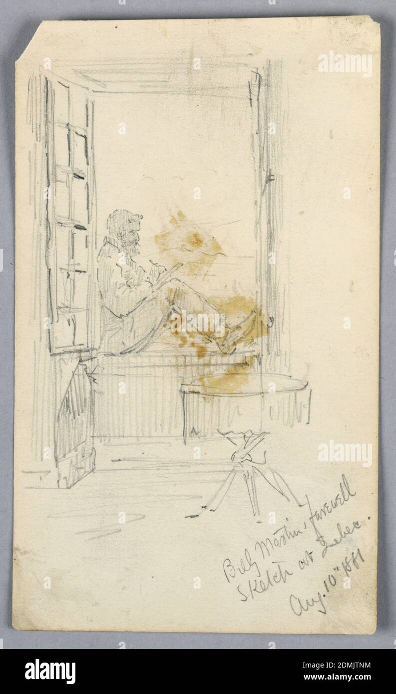 Billy Martin – Farewell Sketch at Quebec, Arnold William Brunner ...