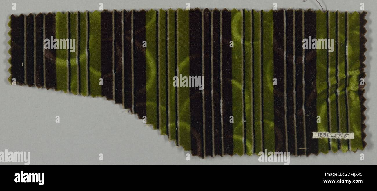 Swatch, Medium: silk Technique: woven (velvet), France, late 19th ...