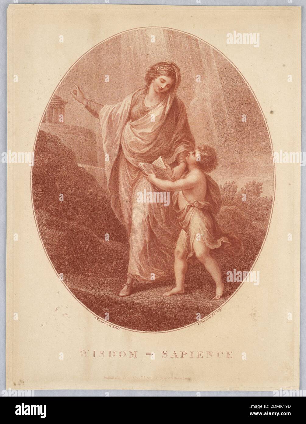 Wisdom – Sapience, Francesco Bartolozzi, Italian, active England, 1727 ...