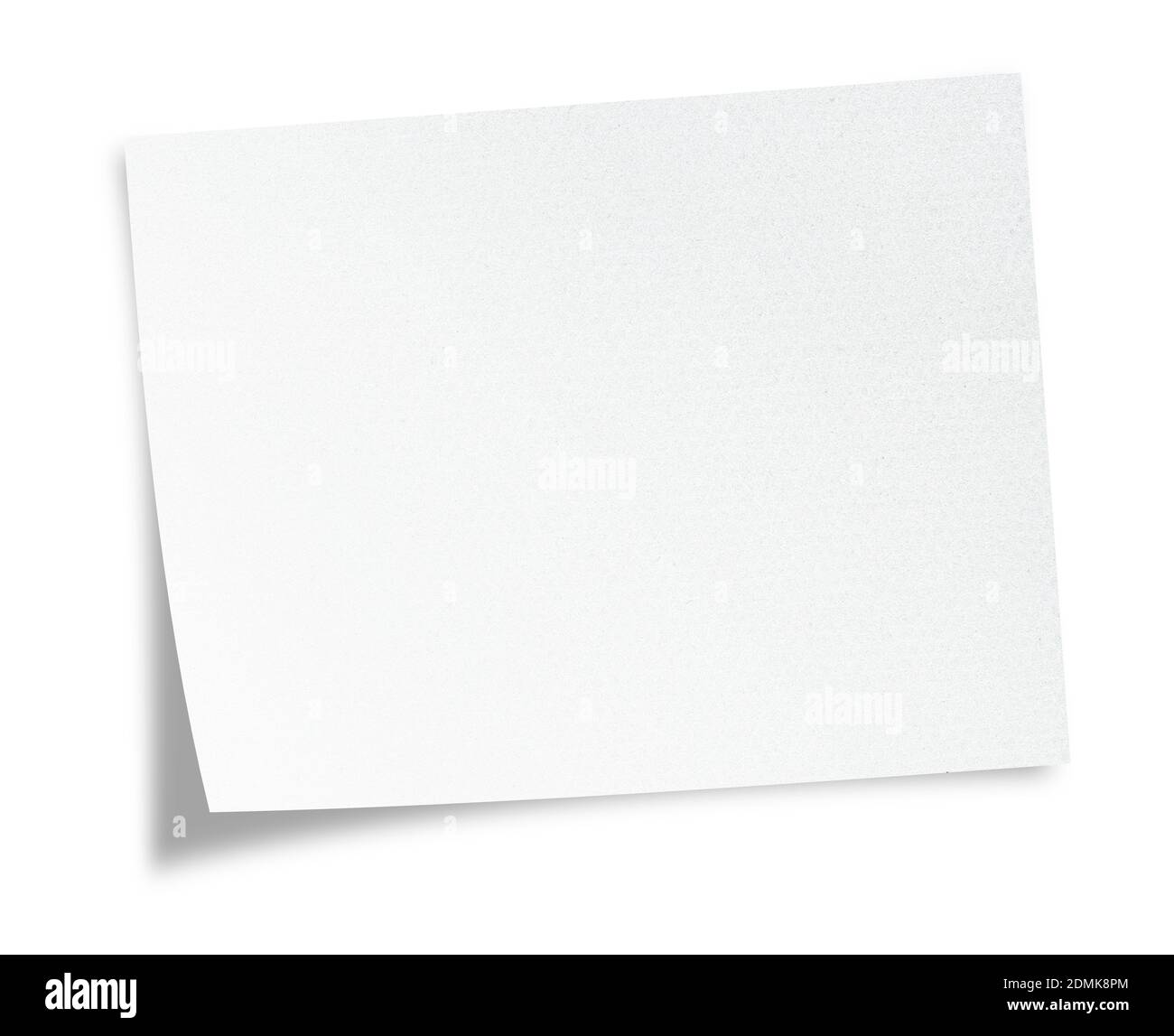 White Paper sheet background - isolated on white Stock Photo - Alamy