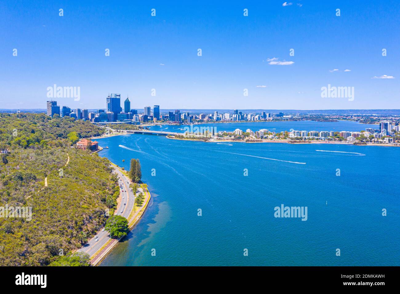 Skyline of in Perth in Australia Stock Photo - Alamy