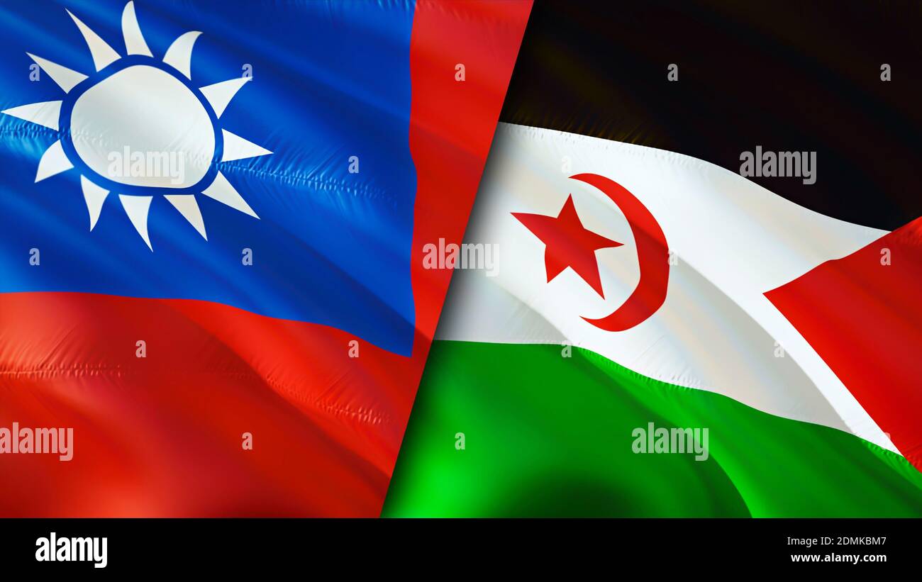 Taiwan western sahara flag hi-res stock photography and images - Alamy