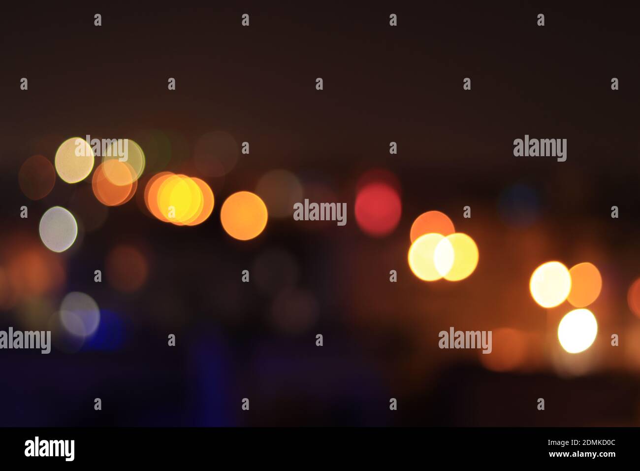 Blurry multi color street light background Stock Photo - Alamy