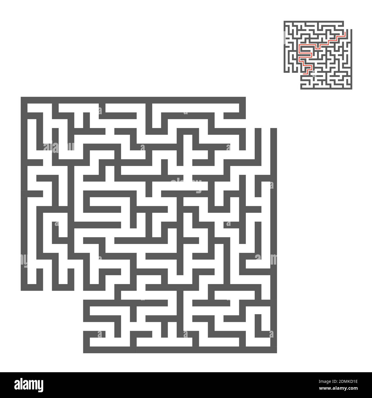 Abstract square maze. Game for kids. Puzzle for children. Labyrinth ...