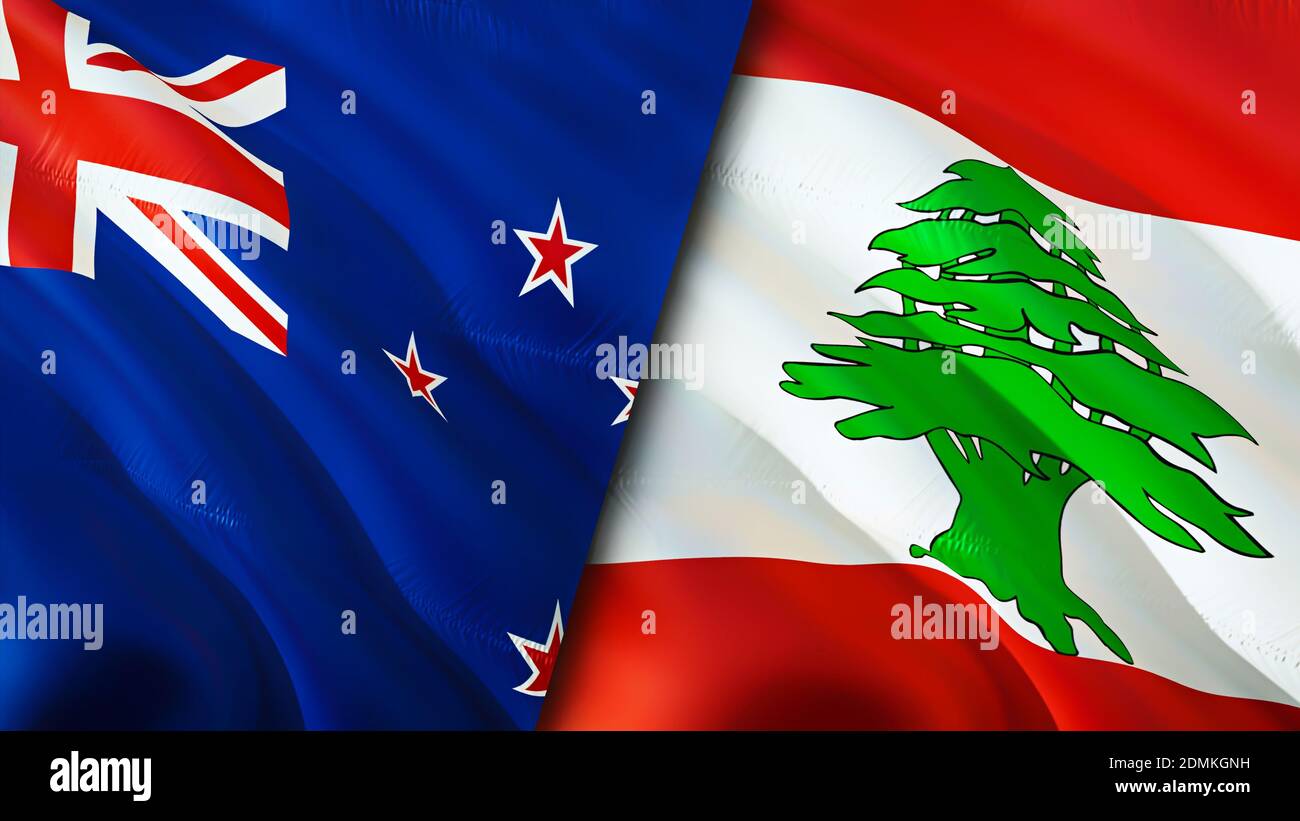 New zealand lebanon flag hi-res stock photography and images - Alamy