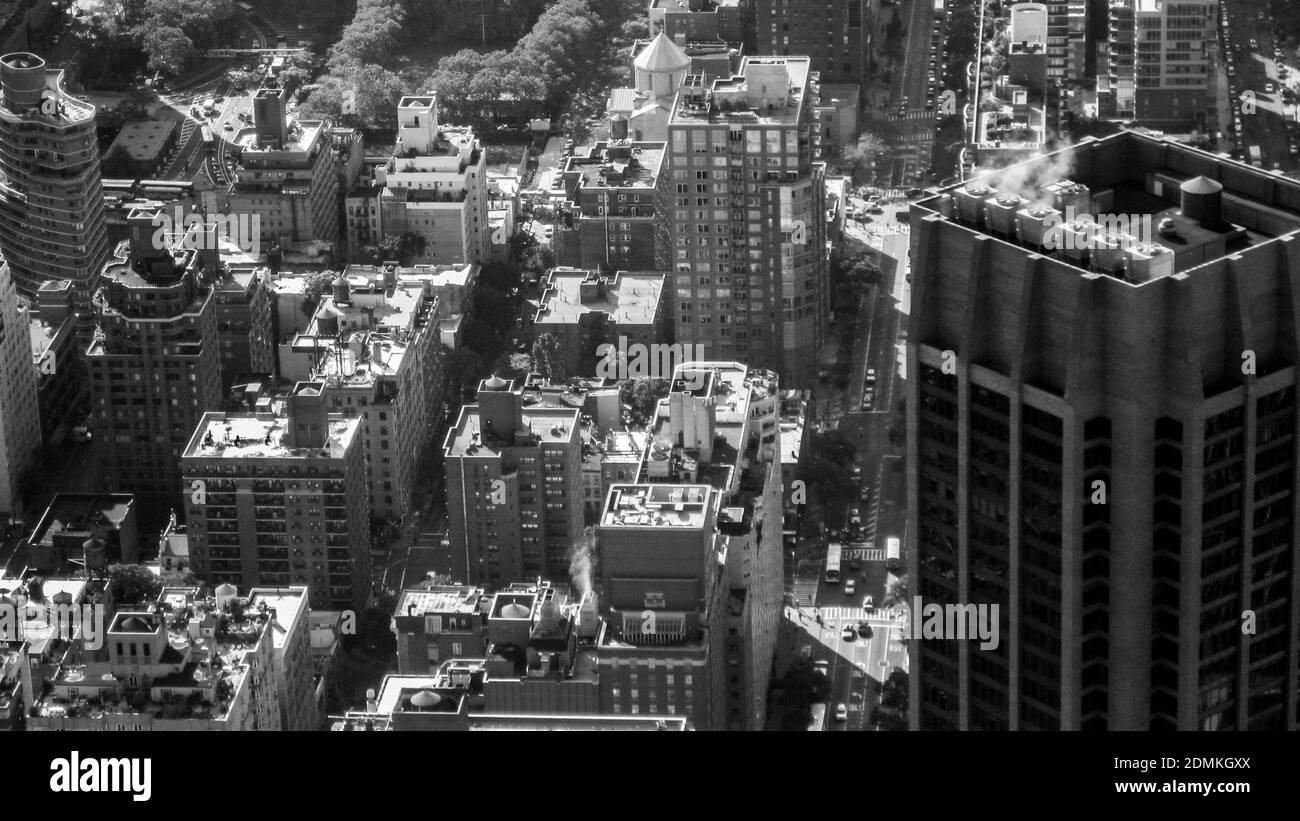 New york cityscape black and white hi-res stock photography and images ...