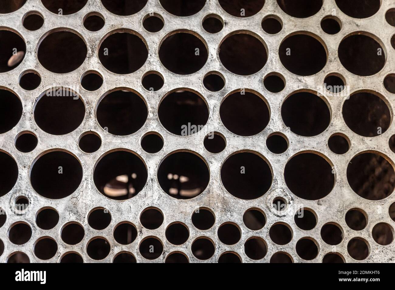 Locomotive Boiler Tubeplate, Ropley, Mid-Hants Railway Stock Photo - Alamy