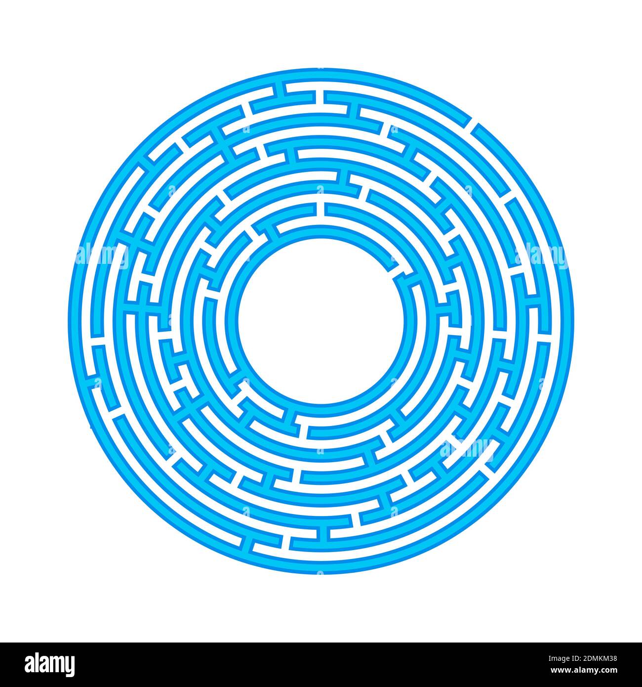 Abstract round maze. Game for kids. Puzzle for children. Labyrinth ...