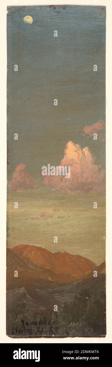 Landscape by Moonlight, Jamaica, Frederic Edwin Church, American, 1826 ...