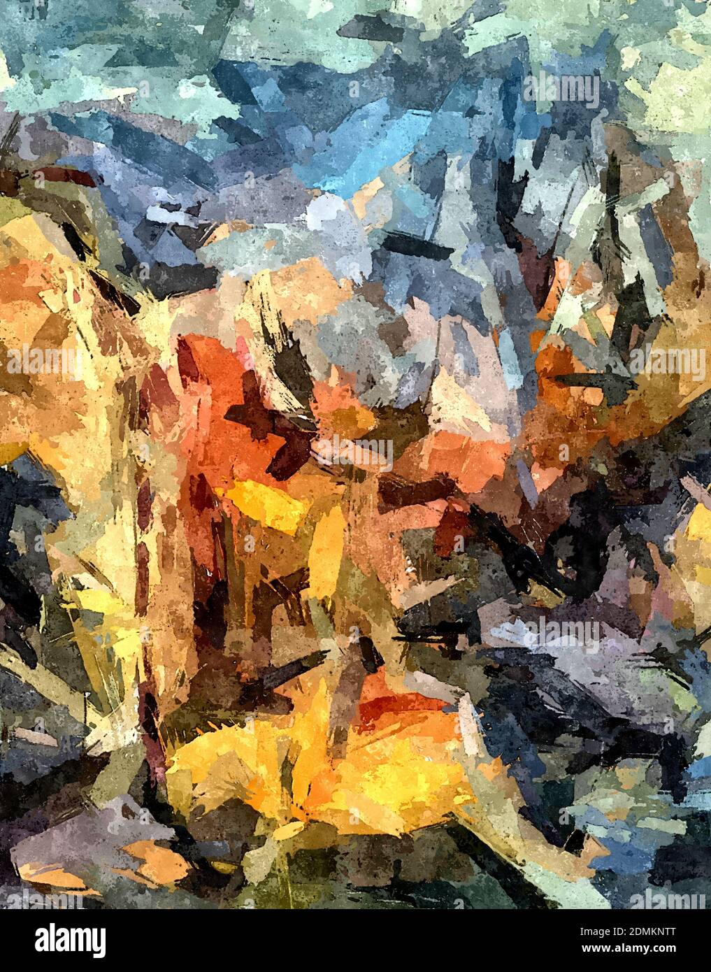 abstract psychedelic background watercolor stylization from colored ...