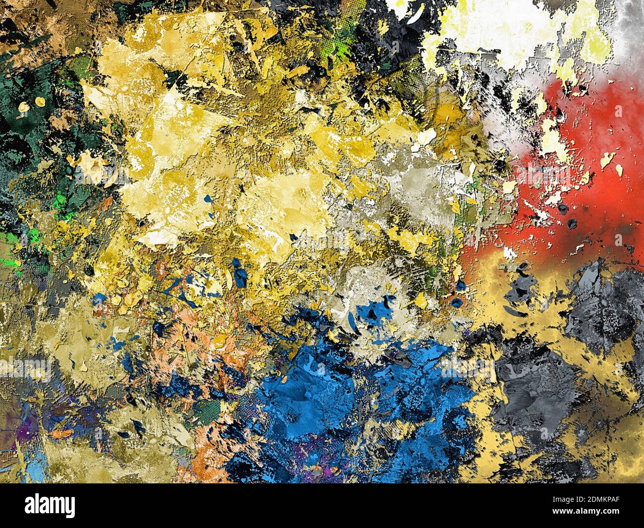 abstract psychedelic background watercolor stylization from colored ...