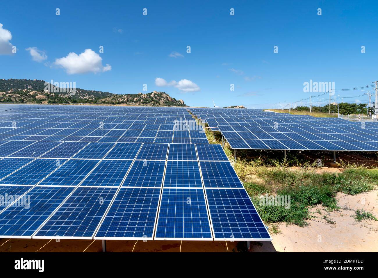 Solar Farm Nhon Hai - Ninh Thuan, Viet Nam - November 23, 2020: Solar ...