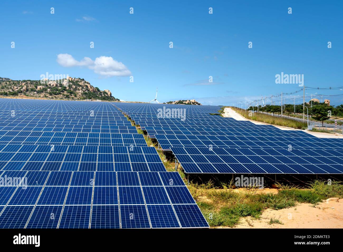 Solar Farm Nhon Hai - Ninh Thuan, Viet Nam - November 23, 2020: Solar ...
