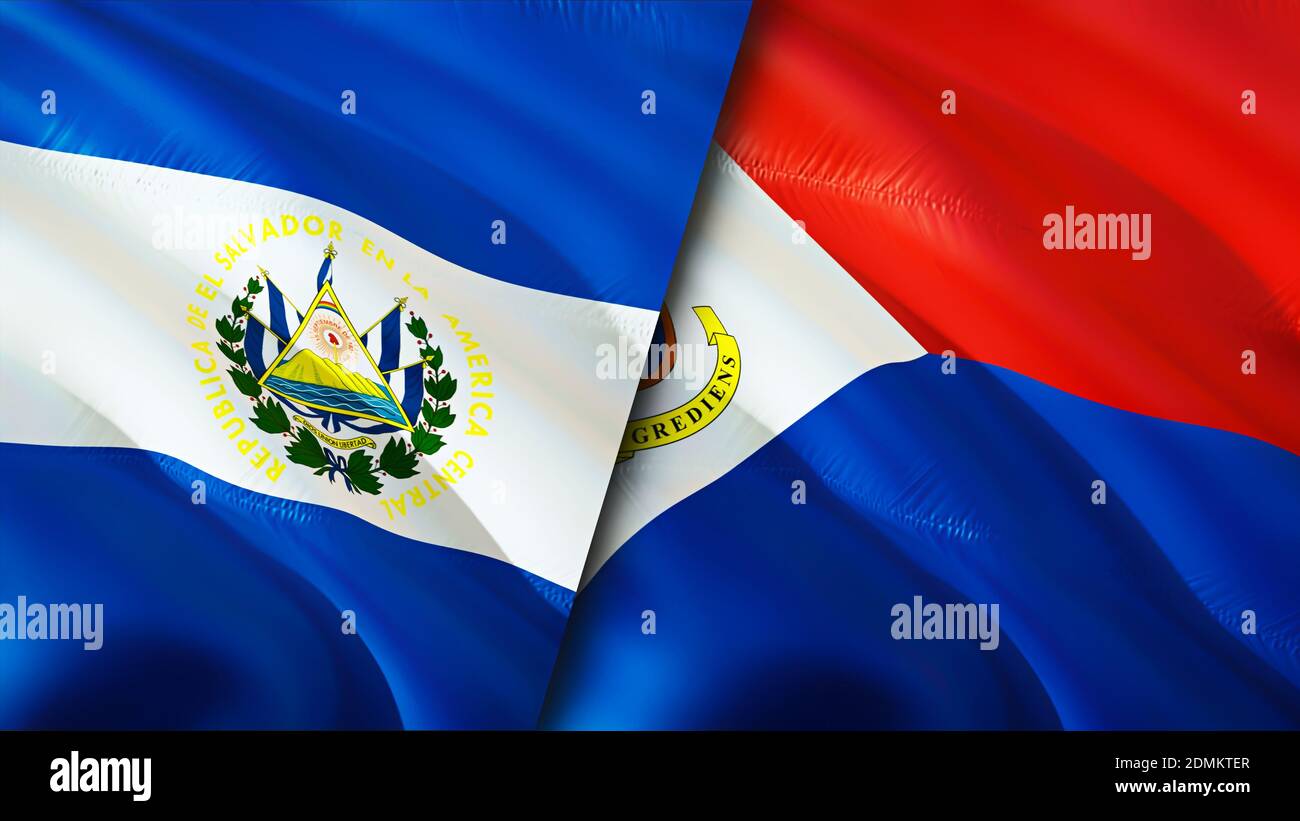 El salvador sint maarten flag hi-res stock photography and images - Alamy