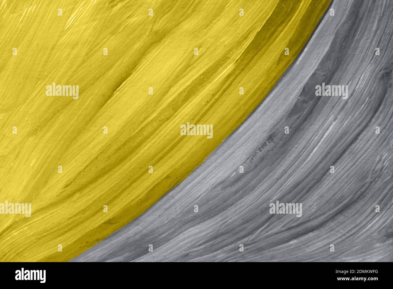 Abstract gouache painting yellow and gray colors. Art painting Stock ...