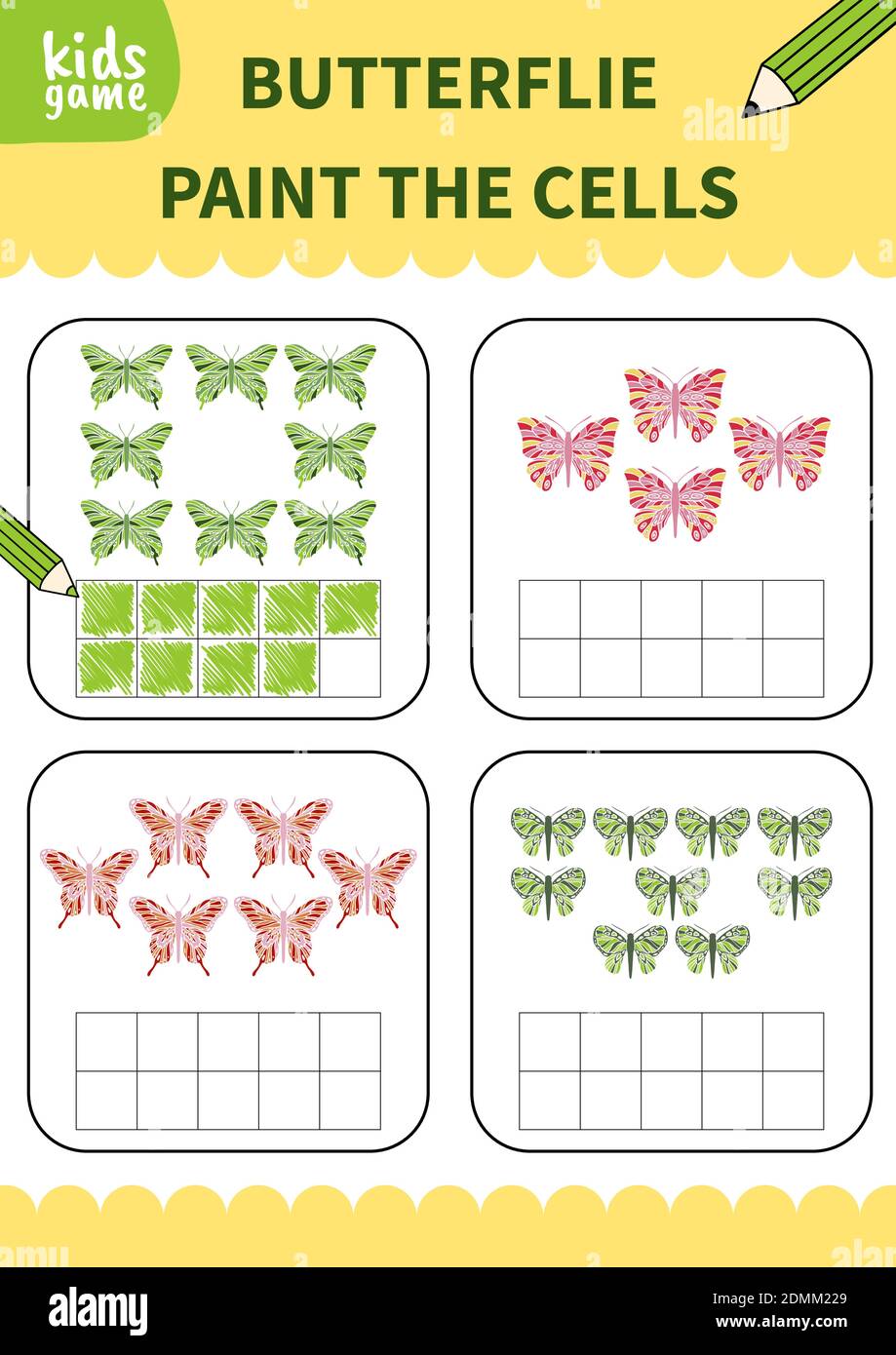 Children board game for preschoolers and primary school students ...