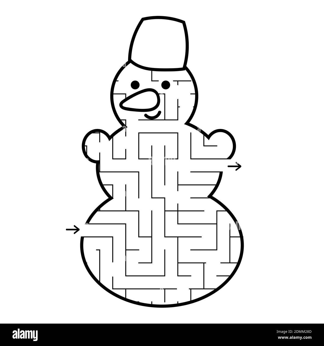 Snowman Maze