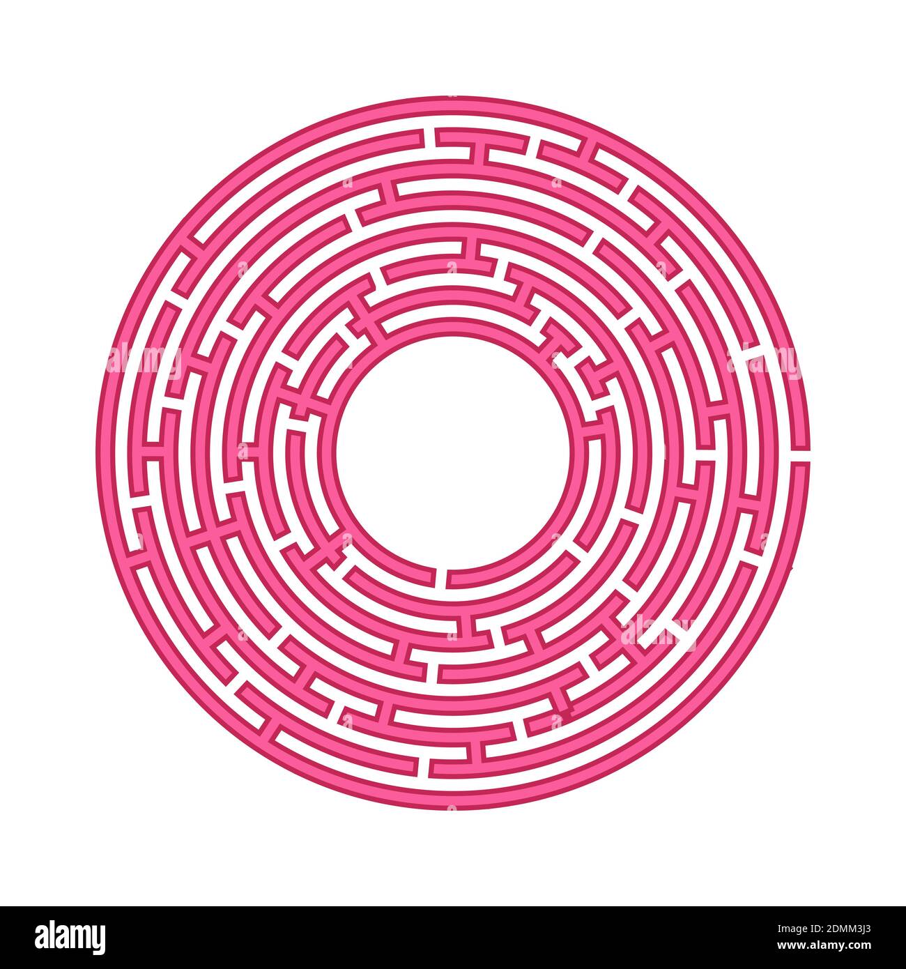 Abstract round maze. Game for kids. Puzzle for children. Labyrinth ...