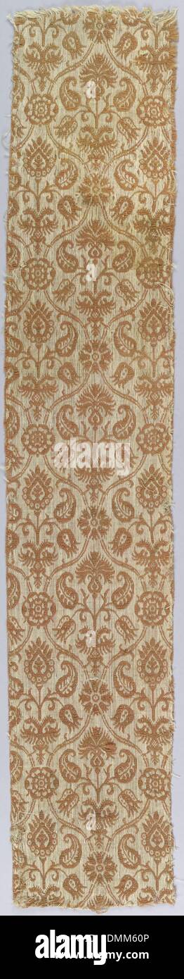 Fragment, Medium: silk, linen, wool Technique: plain weave plus plain ...