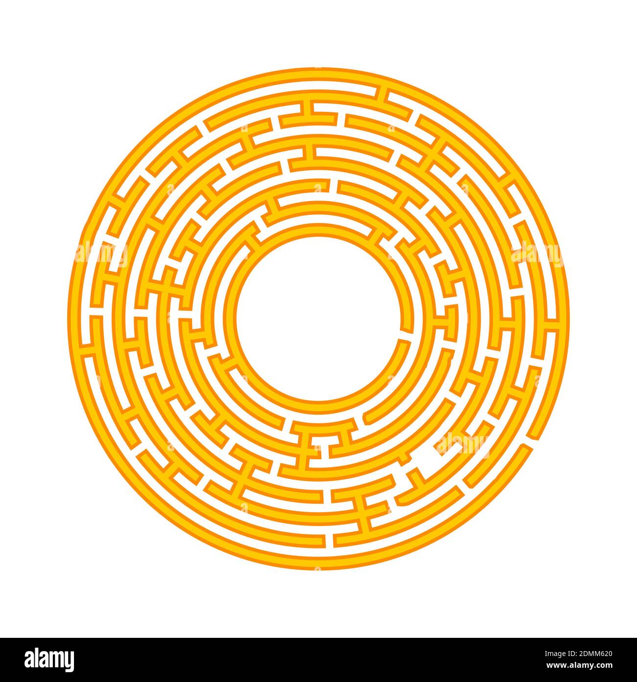 Abstract round maze. Game for kids. Puzzle for children. Labyrinth ...