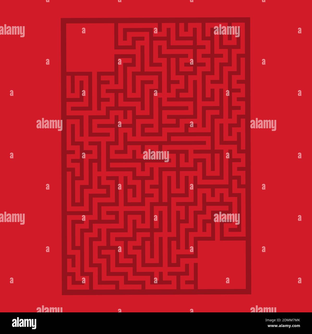 Abstract rectangular maze. Game for kids. Puzzle for children ...