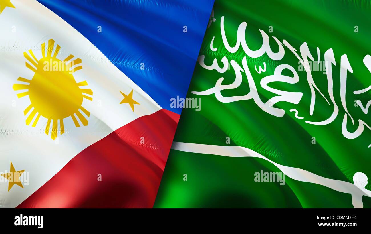 Saudi arabia philippines flag hi-res stock photography and images - Alamy