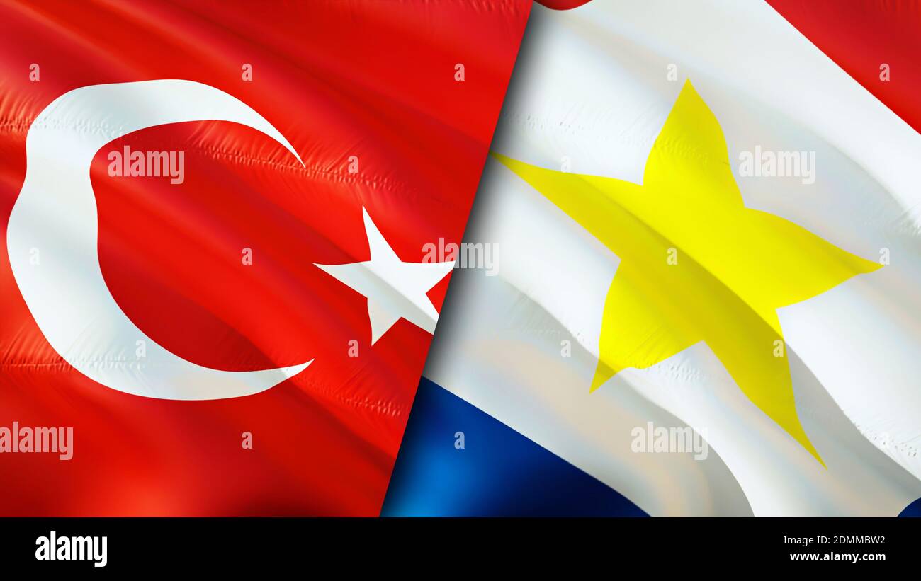 Turkey saba island flag hi-res stock photography and images - Alamy