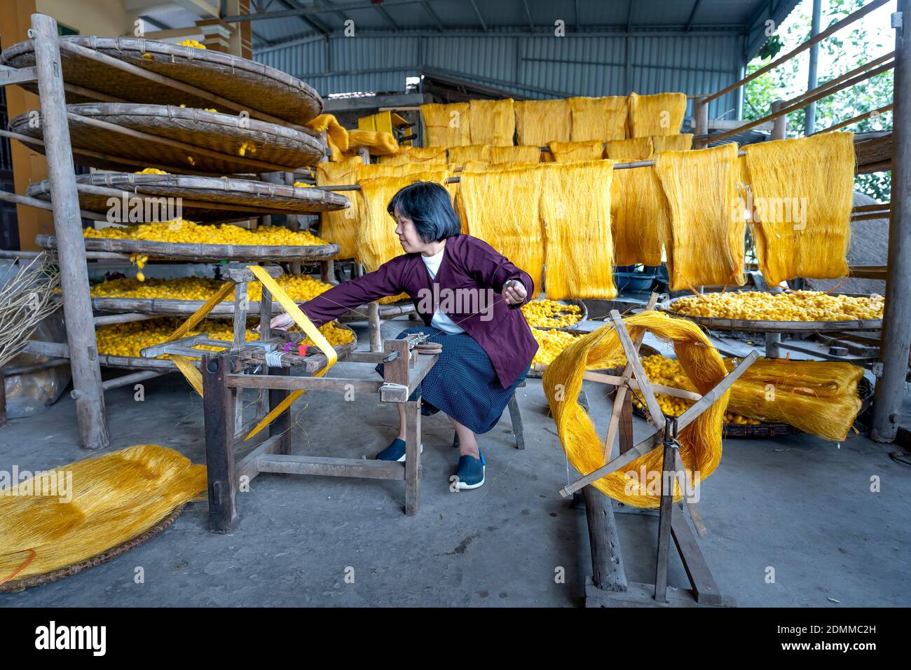 Vietnam woven traditional textiles hi-res stock photography and images ...