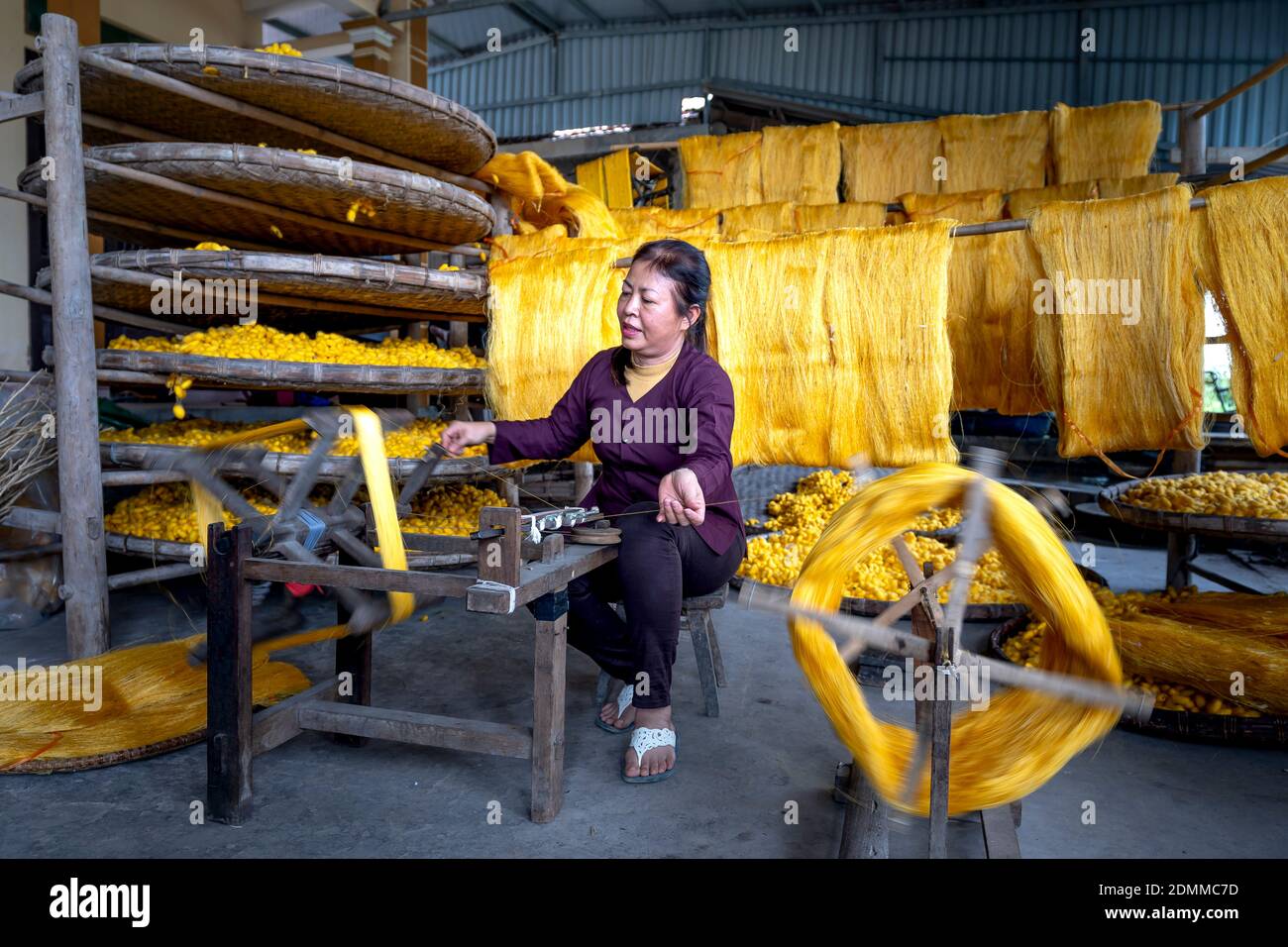 Hong Ly Commune, Thai Binh Province, Vietnam - November 14, 2020: The ...