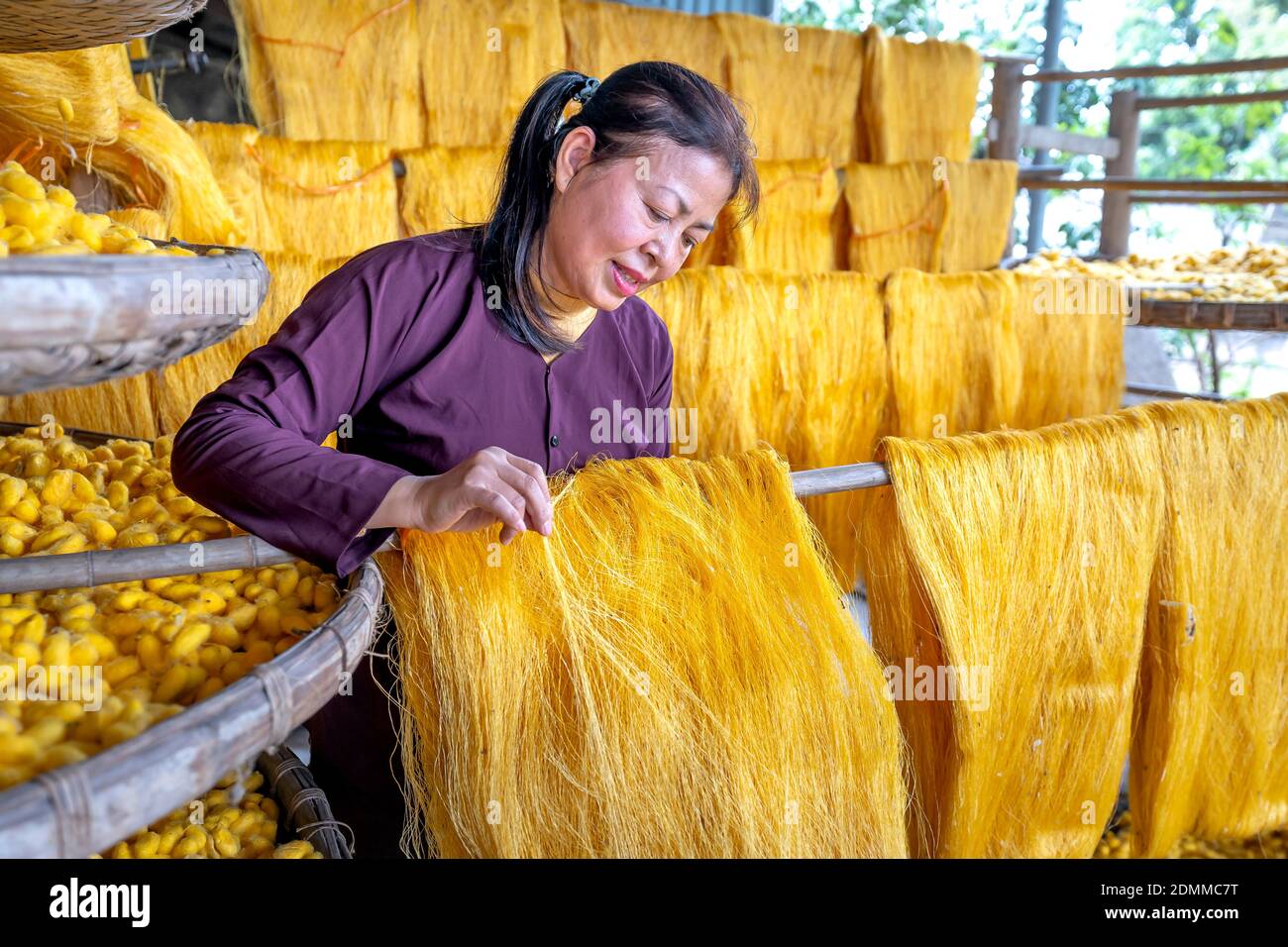 Vietnam woven traditional textiles hi-res stock photography and images ...