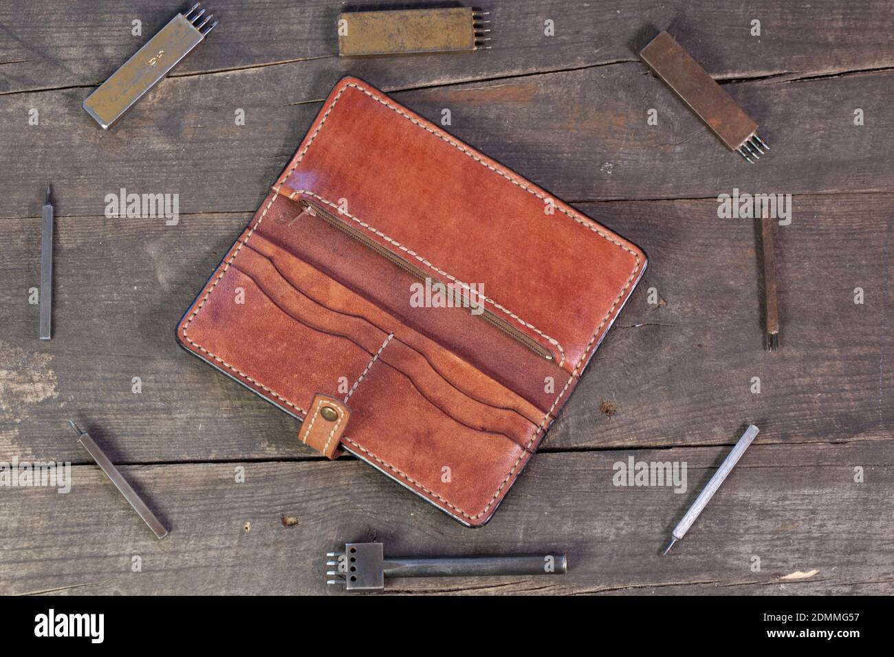 Leather instruments kit. Leather 4 hole puncher. Hobby set of ...