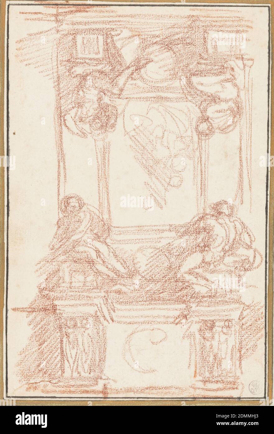 Detail from Sistine Chapel ceiling, Jean-Robert Ango, French, active in ...