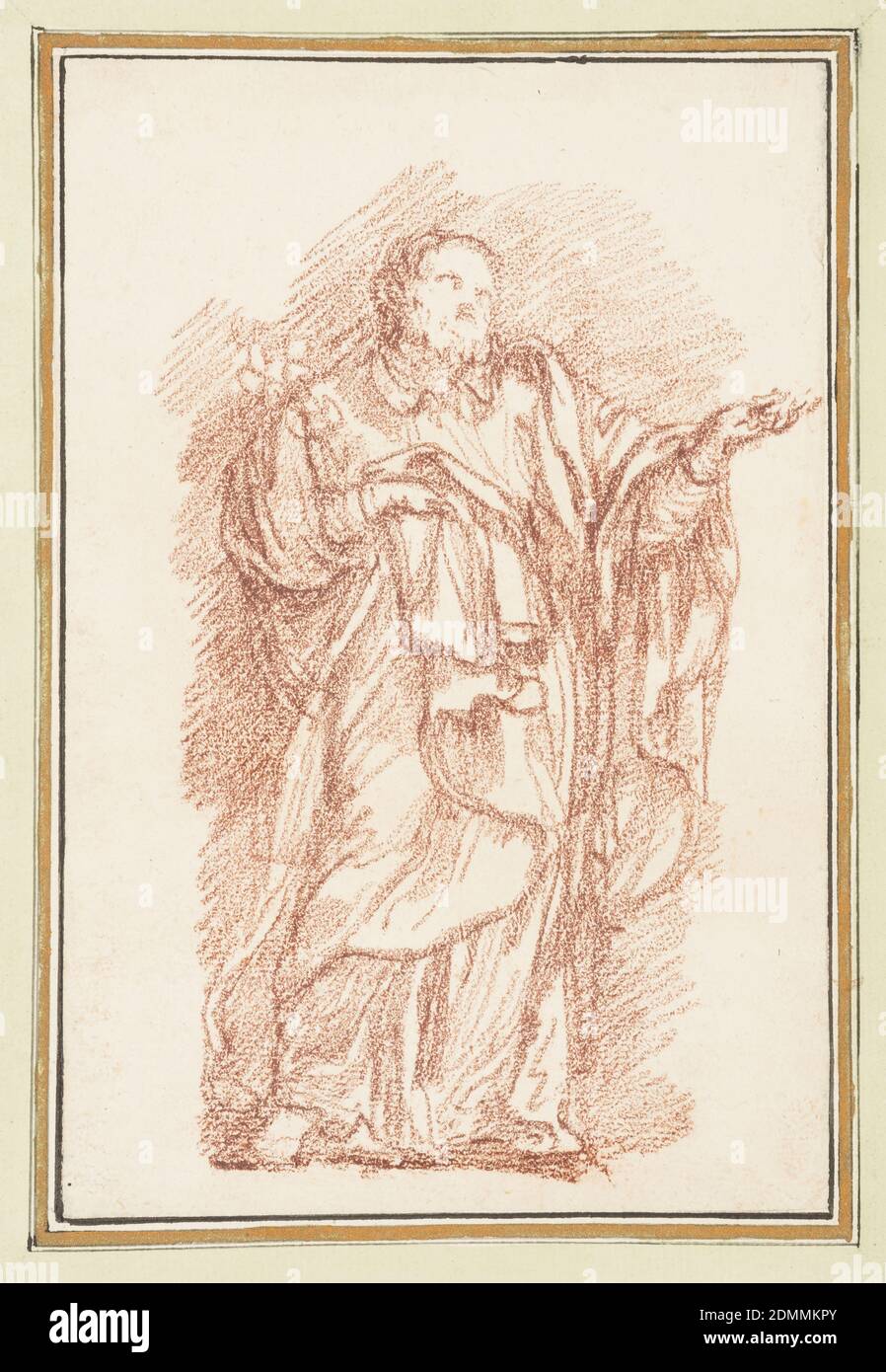 Standing figure with palm facing up, Jean-Robert Ango, French, active ...