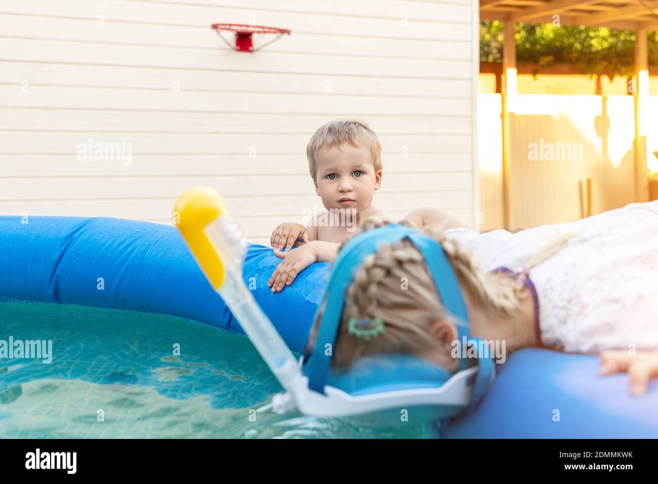 Boys Lying Pool High Resolution Stock Photography and Images - Alamy