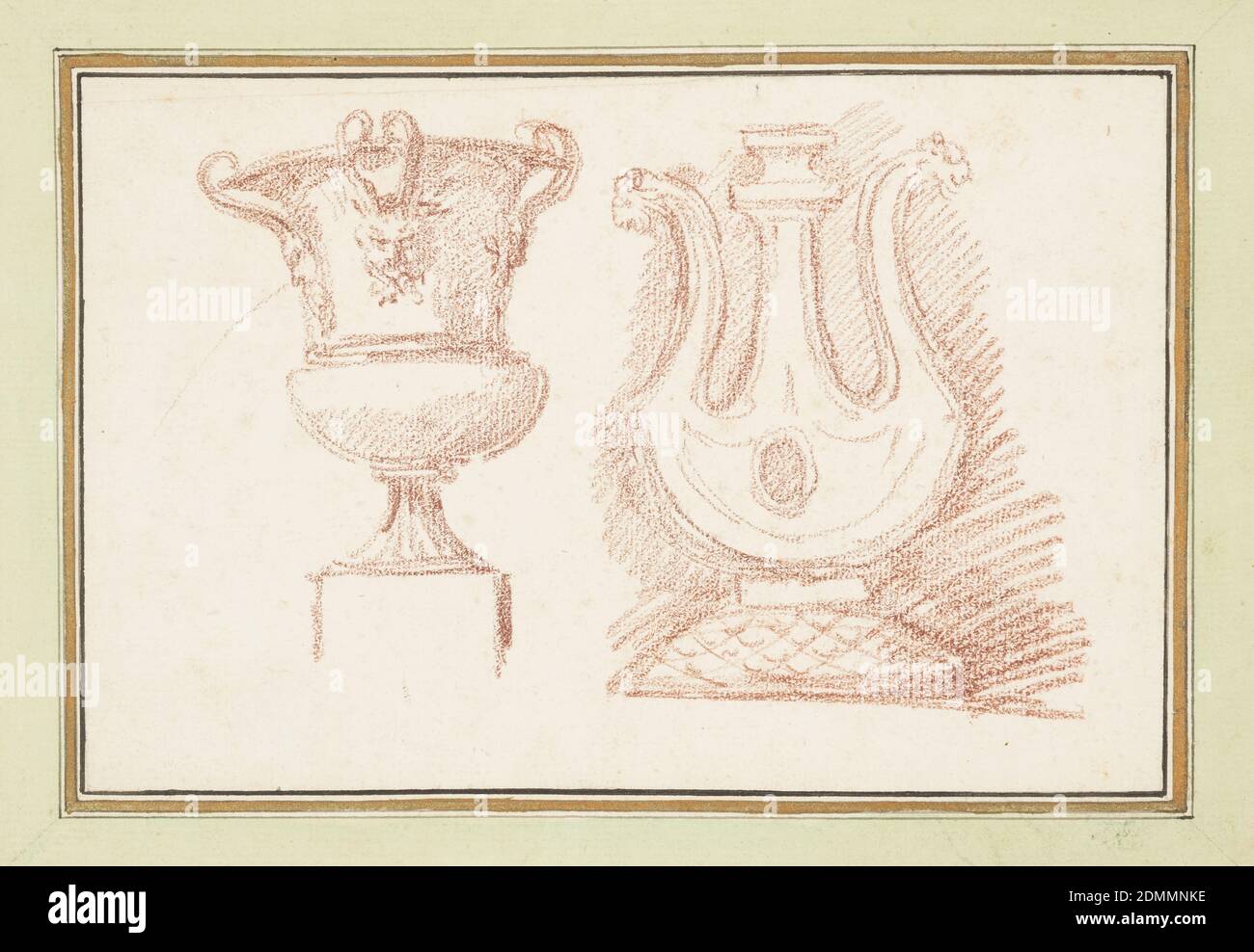 Two urns, Jean-Robert Ango, French, active in Rome 1759 –1770, d. 1773 ...